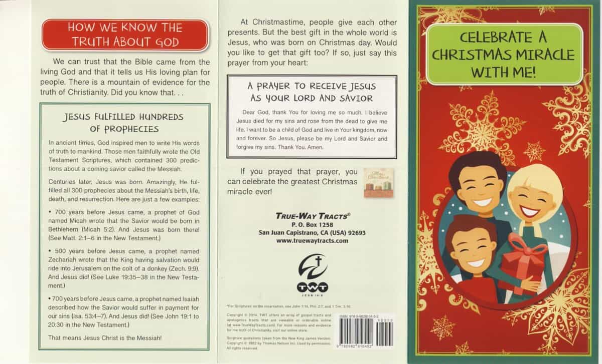 CELEBRATE A CHRISTMAS MIRACLE WITH ME! - POW Apologetics