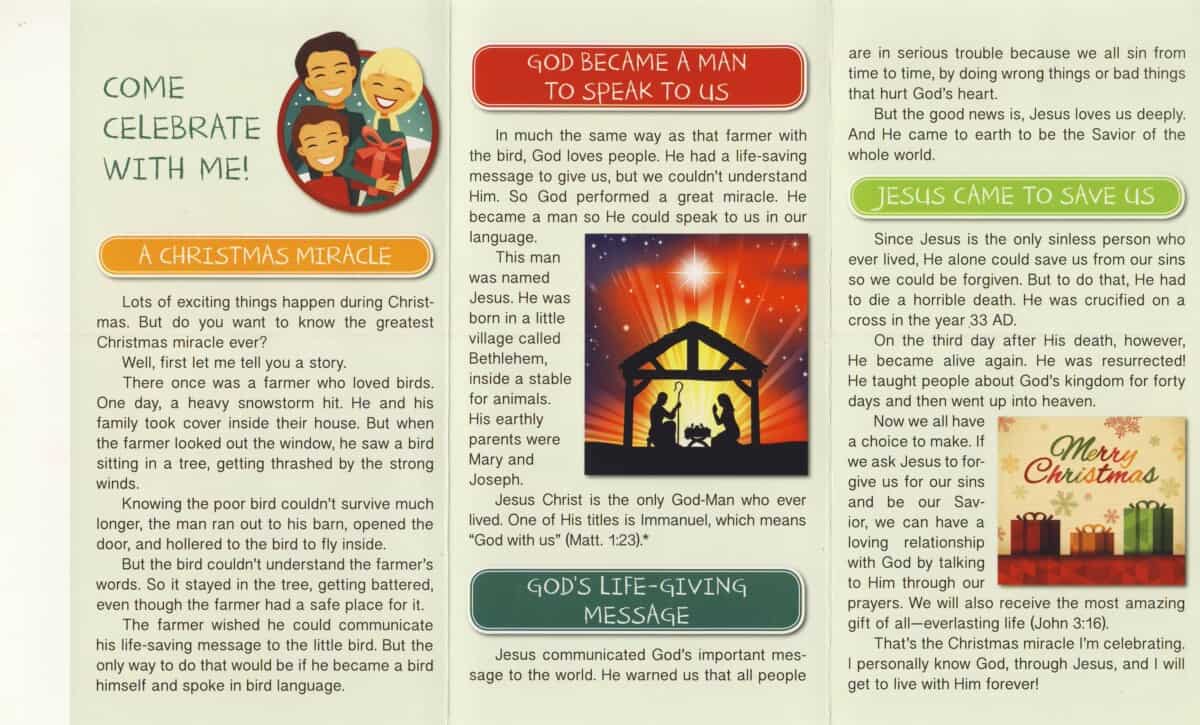 CELEBRATE A CHRISTMAS MIRACLE WITH ME! - POW Apologetics